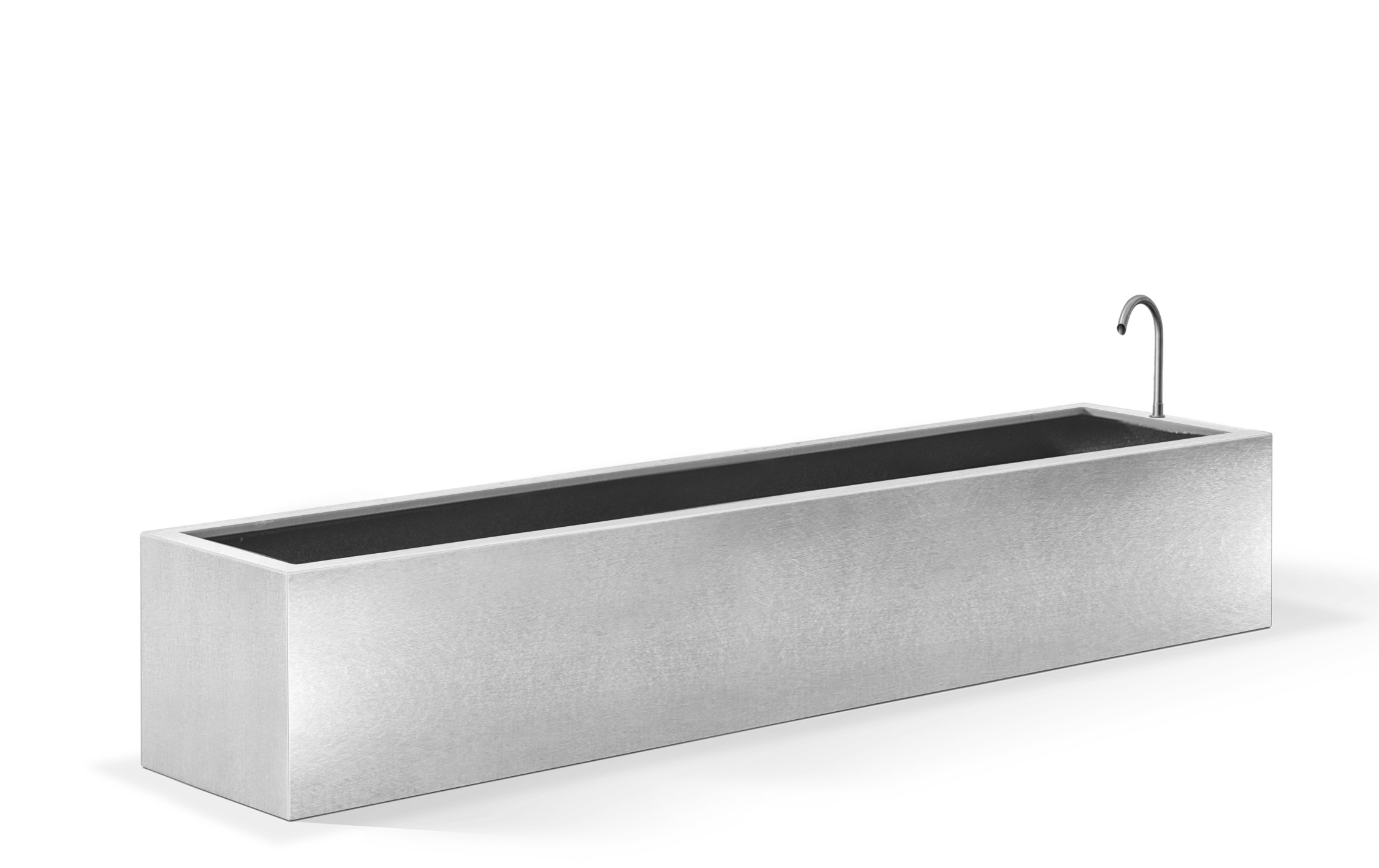 AQUA LINEA water trough set with inlet pipe and pump